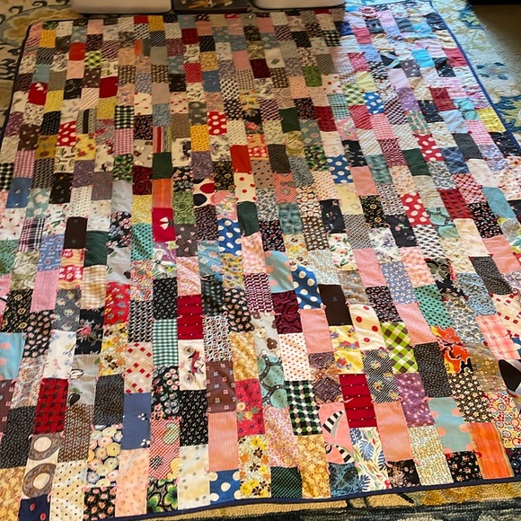 Homemade | Bedding | Vintage Homemade Quilt Sixty Eight By Eighty Five ...